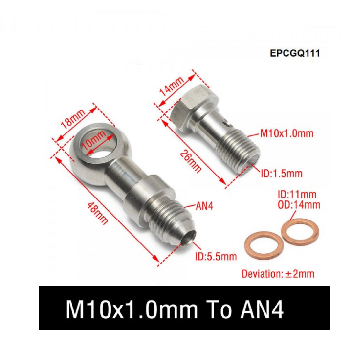 Banjo AN4 – M10-1.0mm – Recto - CM Imports